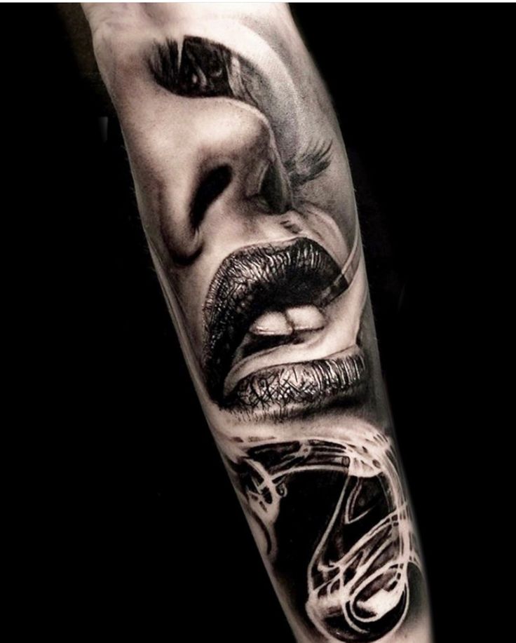 Black and Grey Realism Tattoo Ideas - Riccda