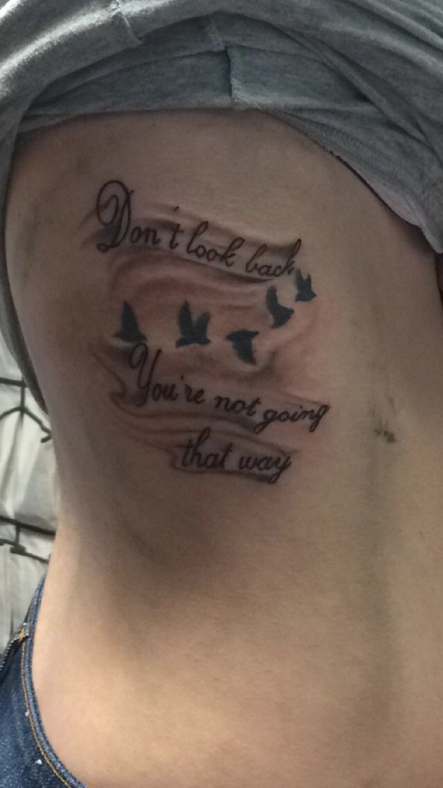 Don't Look Back Tattoo Ideas - Riccda