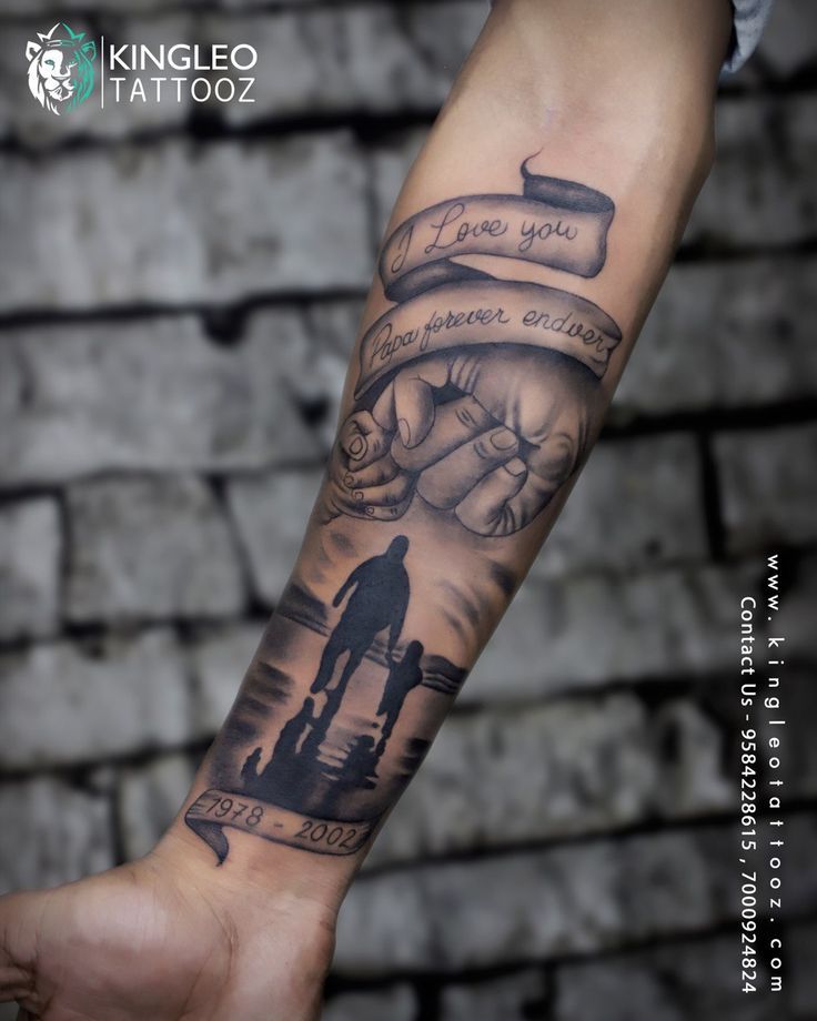 First Son Tattoo Ideas For Dad Riccda
