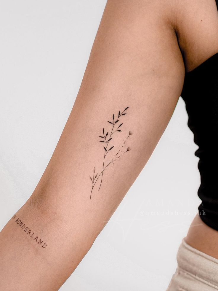 Inner Arm Tattoo Ideas for Females - Riccda