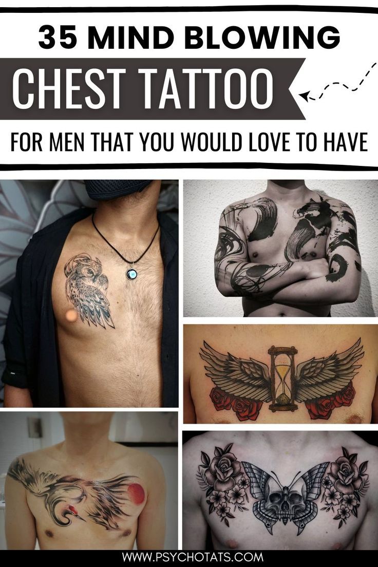 Meaningful Chest Tattoos for Men Ideas - Riccda