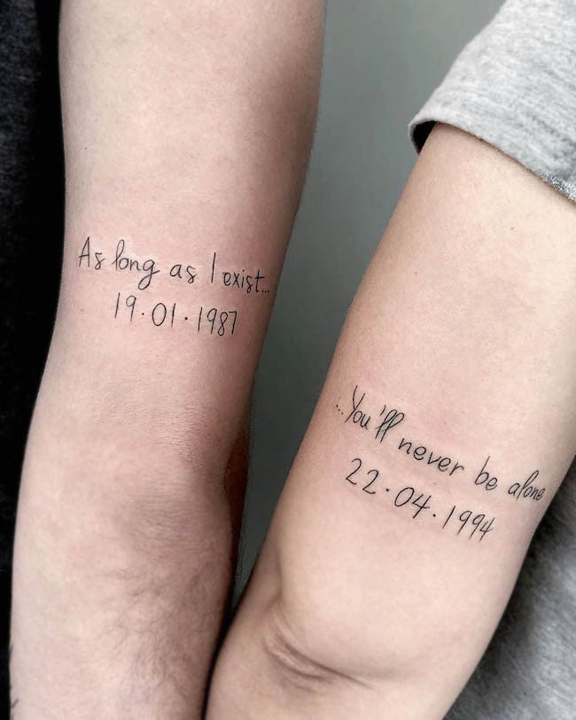 Meaningful Family Tattoo Ideas For Females - Riccda