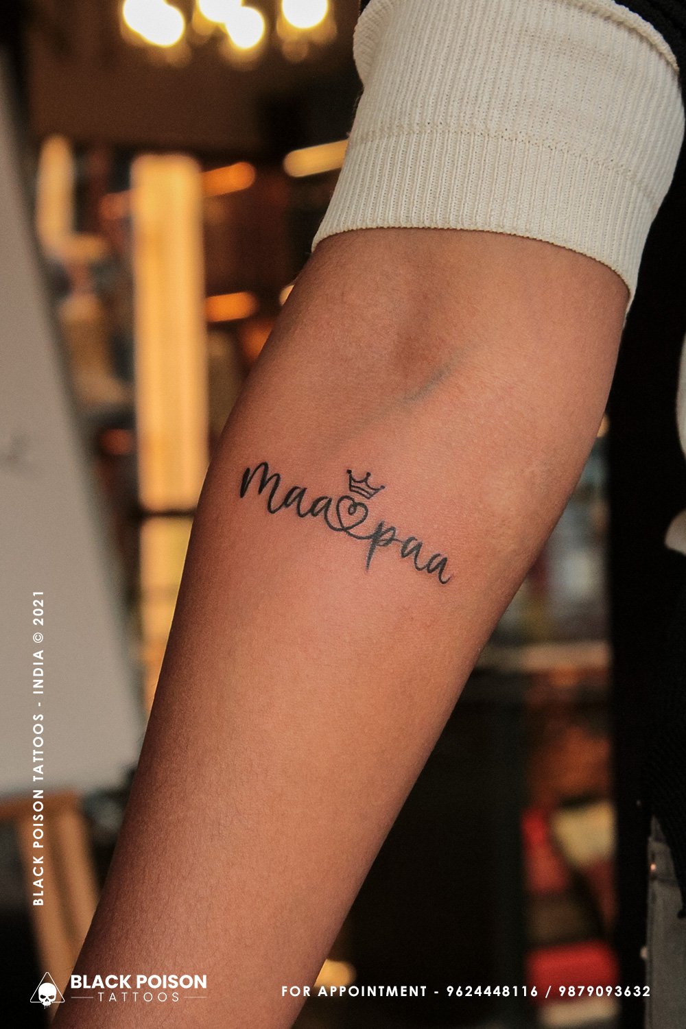 Mom and Dad Name Tattoo Ideas - Riccda