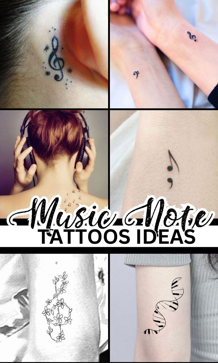 Music Note Tattoo Ideas With Meaning - Riccda