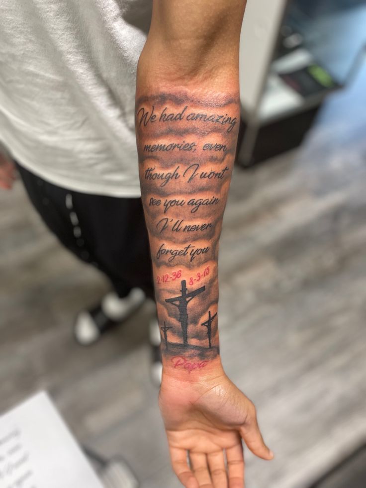 Pinterest Tattoo Ideas for Guys Forearm - Riccda