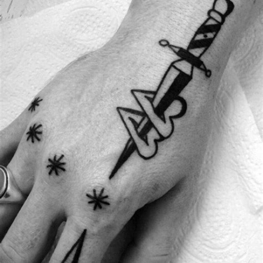 Simple Hand Tattoo Ideas for Men - Riccda