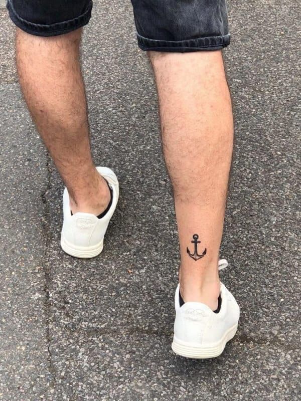 Small Leg Tattoo Ideas for Guys - Riccda