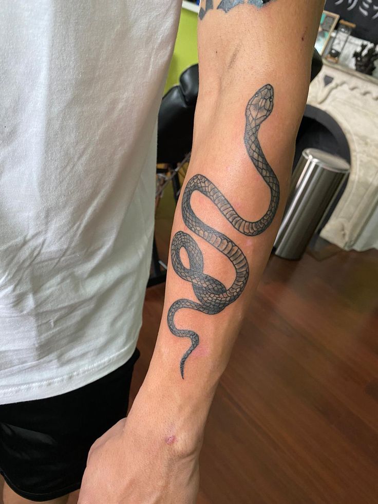 Small Snake Tattoo Ideas For Men Riccda