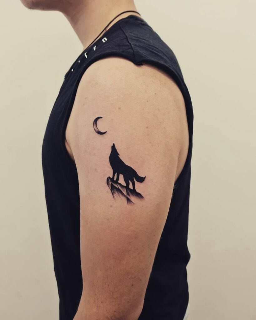 Small Wolf Tattoo Ideas For Men Riccda