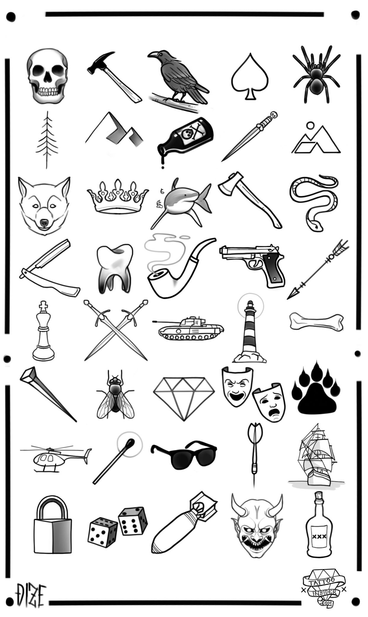 Unique Simple Tattoo Ideas for Men - Riccda