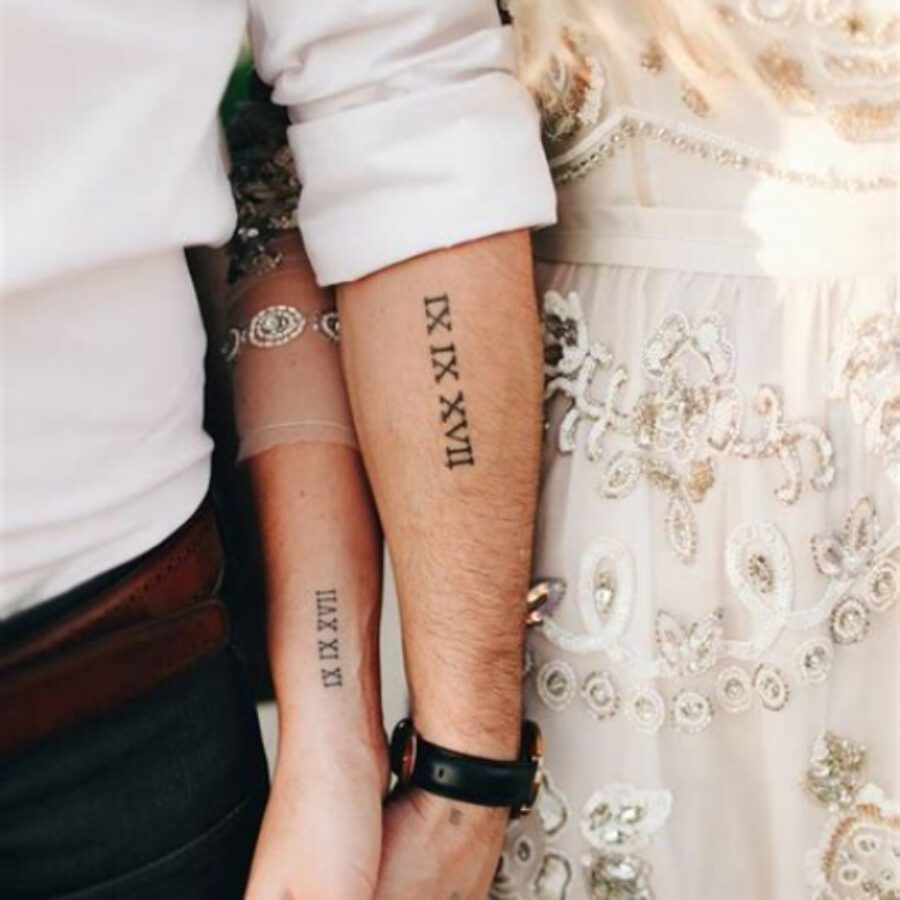 Wedding Date Tattoo Ideas for Guys - Riccda