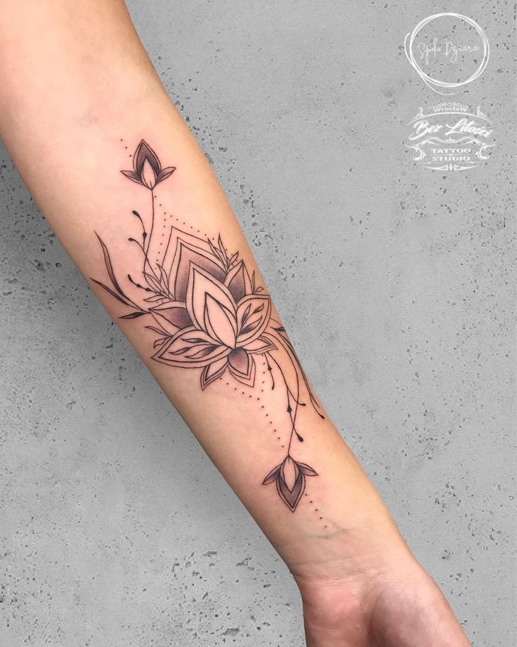 Women's Lower Arm Tattoo Ideas - Riccda