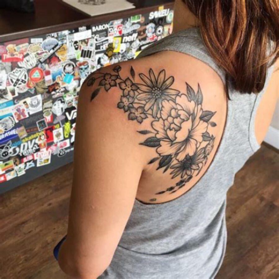 Shoulder Blade Tattoo Ideas For Females Riccda