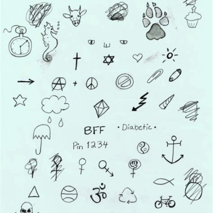 Simple Stick and Poke Tattoo Ideas - Riccda
