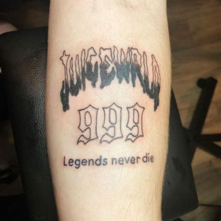 999 Tattoo Juice Wrld Tattoos Ideas - Riccda